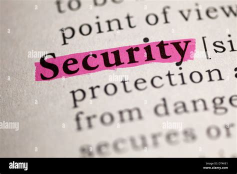 Security Word Hi Res Stock Photography And Images Alamy