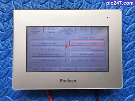 Proface Hmi Set Ip Address Tutorial