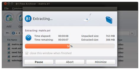 B1 Free Archiver For Linux