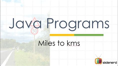15 java program miles to kilometers youtube
