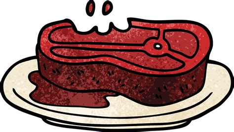 Cartoon Doodle Rare Steak 12211129 Vector Art At Vecteezy