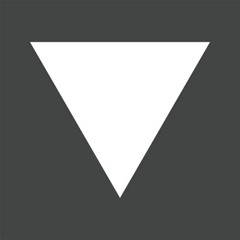 Inverted Triangle Glyph Inverted Icon 14299207 Vector Art At Vecteezy