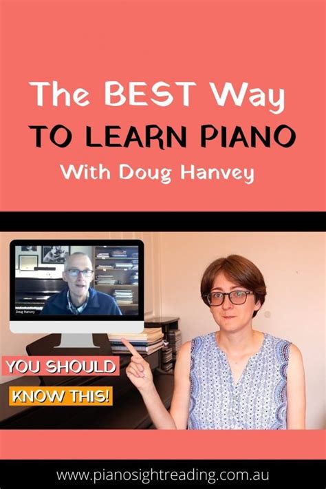 the best way to learn the piano as an adult piano sight reading