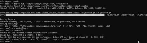 物体検出物体検出のための学習の実行YOLOv5PyTorchPython を使用Windows 上