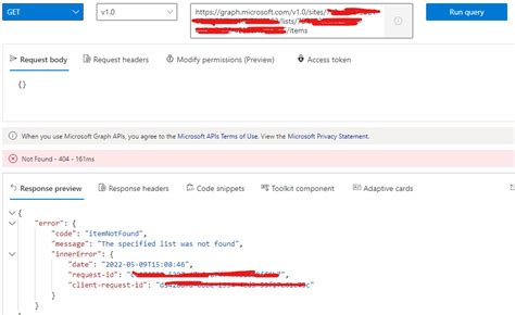 Cant Access Sharepoint Lists Or Drives Through Graph Api Microsoft Qanda