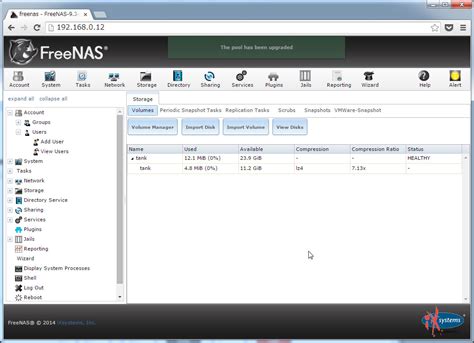 Freenas 93 Release が来た きりしま屋