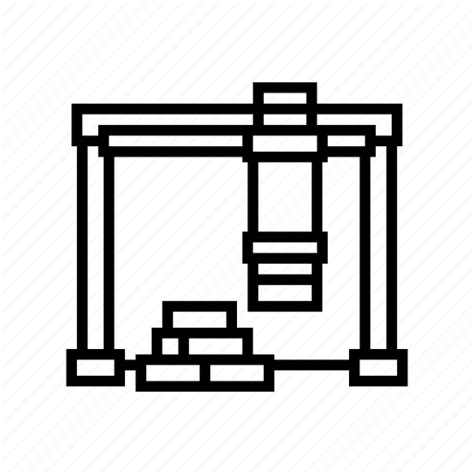 Loader Crane Port Container Tool Equipment Loading Icon Download On Iconfinder