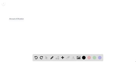 ⏩solvedwrite An Algebraic Expression For Each Word Phrase The Sum