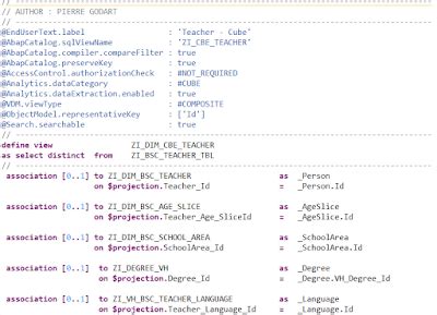 SAP ABAP Central Analytical List Report With Abap CDS On NW
