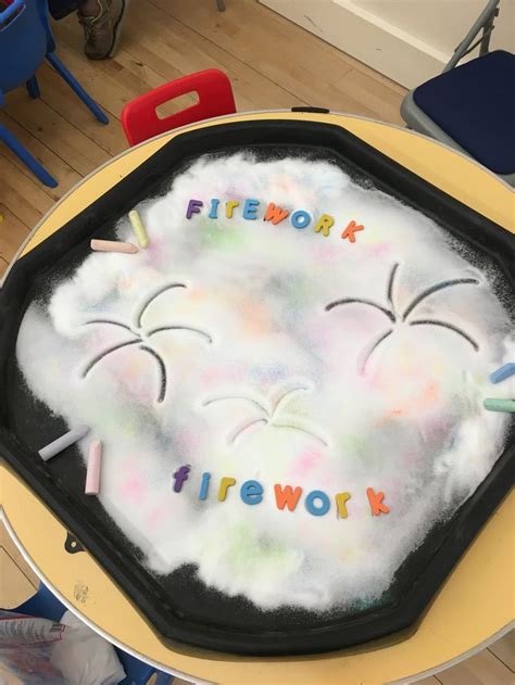 Firework Tufftray Eyfs Activities Mark Making Early Years Eyfs