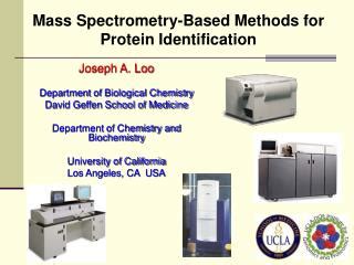 PPT Mass Spectrometry Based Methods For Protein Identification PowerPoint Presentation ID