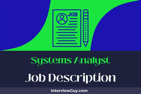 Systems Analyst Job Description Updated For 2025