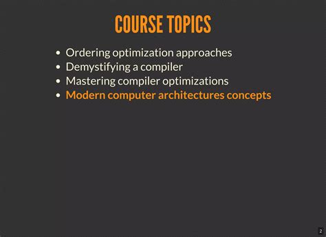 Pragmatic Optimization In Modern Programming Modern Computer Architecture Concepts Pdf