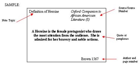 Mrs Agate S Class MLA Format Source Cards