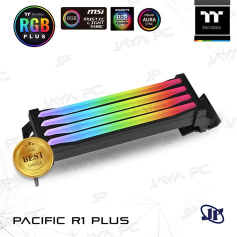 jual thermaltake pacific r1 plus ddr4 rgb led memory ram cover lighting kit jakarta pusat