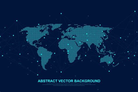 Premium Vector Global Structure Networking And Data Connection Concept Social Network