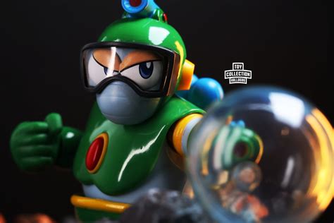Jada Toys Mega Man Bubble Man Deluxe Figure Review A Surprisingly