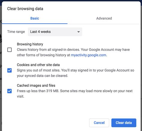 Google Chrome Clear Cookies And Cache Teeslikos