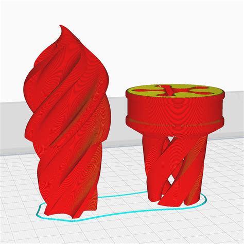 👌 Spiral Fidget Icecream・ Stl File For 3d Printing・cults