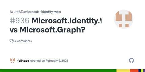 Microsoftidentitywebmicrosoftgraph Vs Microsoftgraph · Issue 936 · Azureadmicrosoft