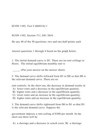 ECON 1102 Test 2 060216 1 ECON 1102 Section 711 SS1 Docx