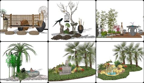 6452 Free Sketchup Garden Landscape Models Download