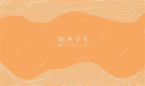 Premium Vector Background Abstract Wave Vector Design