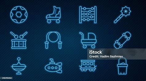 양동이 스케이트 보드 주판 줄넘기 드럼 스틱이있는 드럼 축구 축구 공 아기 유모차 및 롤러 스케이트 아이콘에 모래를 설정합니다