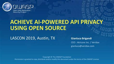 Achieve Ai Powered Api Privacy Using Open Source Ppt