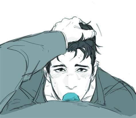 Rule 34 Bara Blowjob Blush Connor Detroit Become Human Deepthroat Detroit Become Human