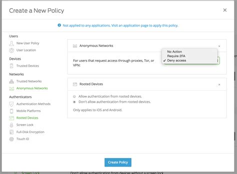 Blocking Authentication Attempts From Anonymous Networks Duo Security