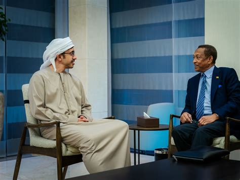 Abdullah Bin Zayed Fm Of Guinea Bissau Discuss Enhancing Bilateral