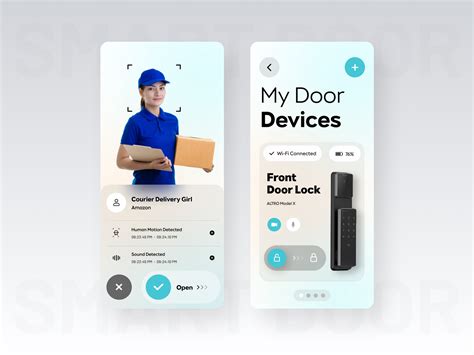 Altro Smart Smart Door Lock Mobile App By Mqos Ui Ux For Multiqos On
