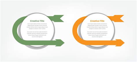 꼬인 화살표 모양이 있는 최소한의 인포그래픽 템플릿 프리미엄 벡터