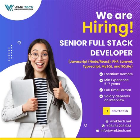 Wajdi Kayal On Linkedin Wearehiring Fullstackdeveloper Remotejob Techjobs Joinourteam