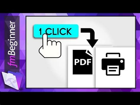 FileMaker PDF Script YouTube