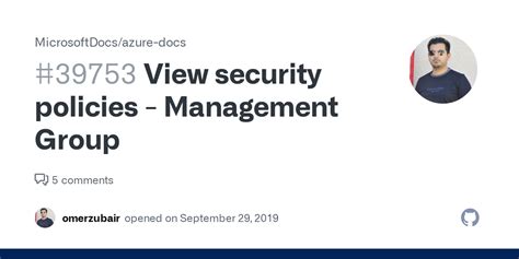 View Security Policies Management Group · Issue 39753