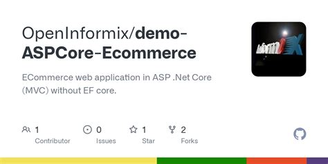 Github Openinformixdemo Aspcore Ecommerce Ecommerce Web Application