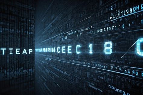 premium photo digital transformation concept system engineering binary code programming