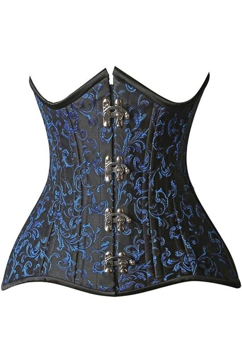 Top Drawer Curvy Brocade Double Steel Boned Under Bust Corset в 2024 г Одежда