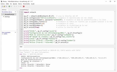 Micropython Esp32 Conexión Wifi Access Point Creación De Una Red