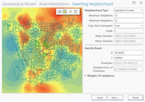 using areal interpolation to perform polygon to polygon predictions