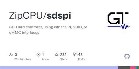GitHub ZipCPU Sdspi SD Card Controller Using Either SPI SDIO Or EMMC Interfaces