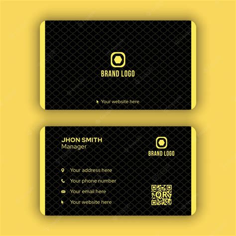 블랙과 골드 럭셔리 명함 템플릿 프리미엄 벡터