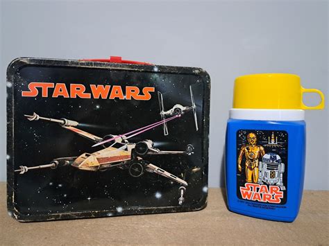 Vintage Star Wars Lunchbox And Thermos 1977 Original Issue Etsy