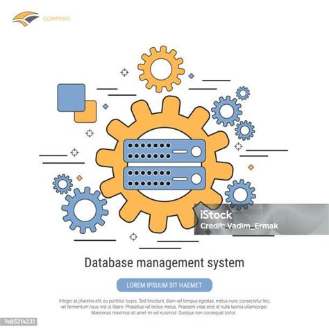 Database Management System Vector Concept Stock Illustration Download