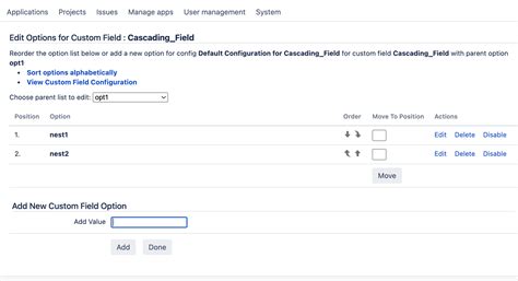 Jira Data Center How To Create Dependent Cascading Lists In Jira Jira And Jira Service
