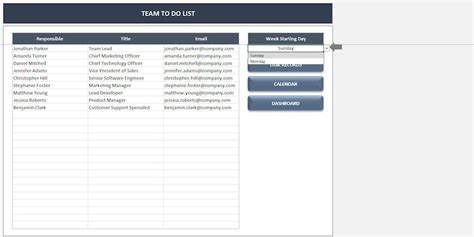 Team To Do List Excel Template Employee Task Tracker Todo List Spreadsheet Excel Task Tracker