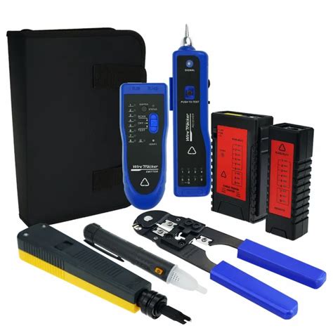 Network Testing Tool Kit Tester Wire Tracker Voltage Detector Punch