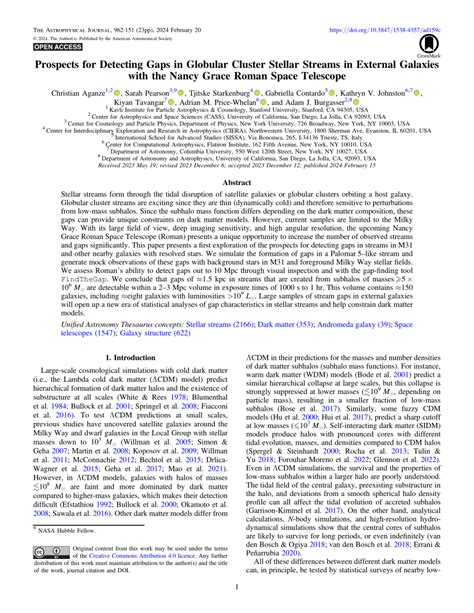 pdf prospects for detecting gaps in globular cluster stellar streams